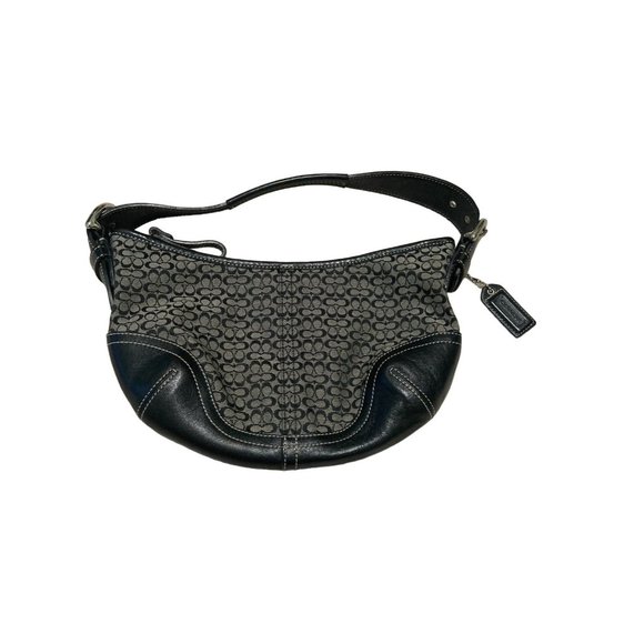 Coach | Bags | Coach Purse Small Black C Logo | Poshmark